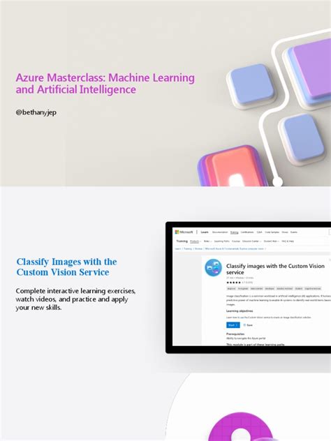 Ai On Azure Custom Vision And Cognitive Services Pdf Computer Vision World Wide Web
