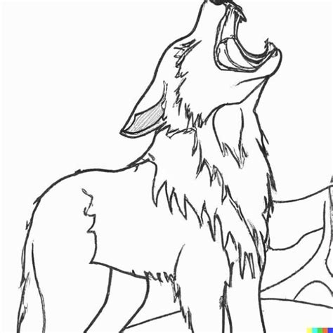 25 Desenhos De Lobo Uivando Para Lua Para Imprimir E Colorir