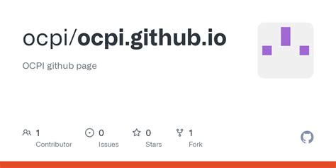 GitHub Ocpi Ocpi Github Io OCPI Github Page