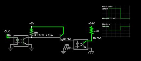 opto isolator optocoupler input or encoder output problem