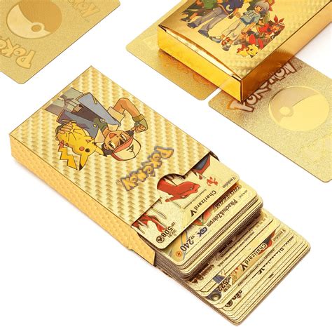 TCG Deck Box Gold Foil Cards Assorted Cards Vmax Ubuy India