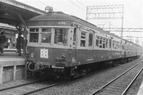 貴重な資料 古い鉄道写真d 103 東急電鉄 デハ3456・3607 クハ3677・3753・3755・3780 初代5000系 田園調布駅