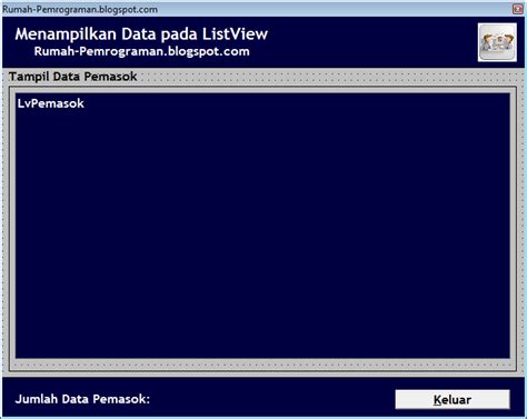 Menampilkan Data Dari Database Pada ListView VB6 RAJACODING ID