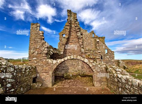 Dunnottar Castle Stonehaven Aberdeenshire The Smithy And Large Chimney
