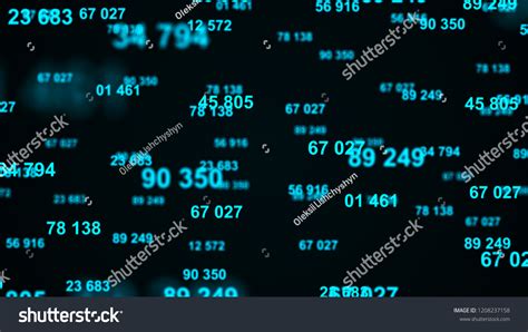 Digital Blue Background Information Code Binary Stock Illustration