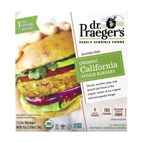 Buy Dr Praegers California Veggie Burger 4 Ct Holon Kosher Foods