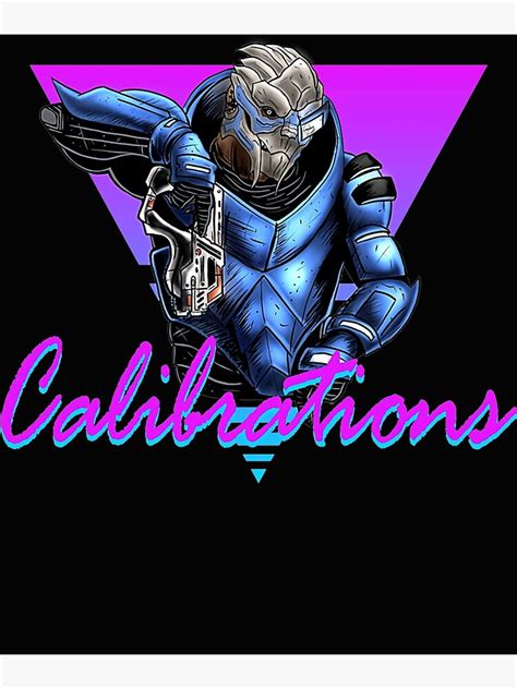 Mass Effect Game Calibrations Poster For Sale By Aliceantoine Redbubble