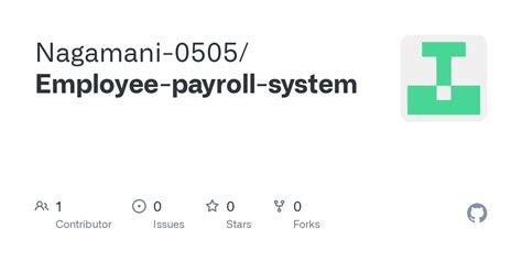 Github Nagamani 0505 Employee Payroll System