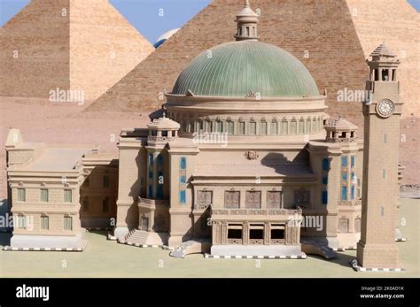 Model Of Cairo University Egypts Premier Public University Its Main
