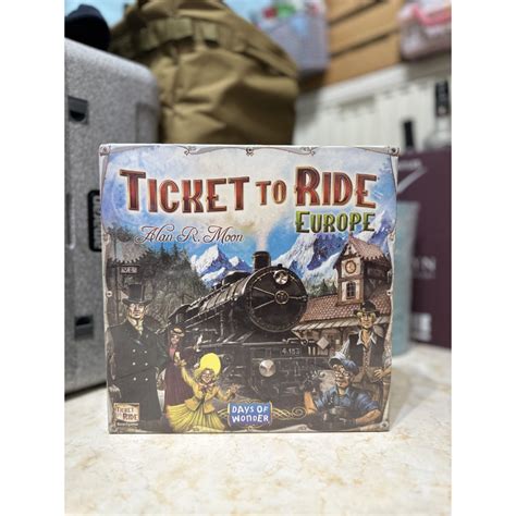 【桌遊】鐵道任務：歐洲篇 Ticket To Ride Europe 蝦皮購物