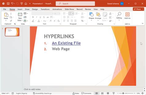 Hyperlinks