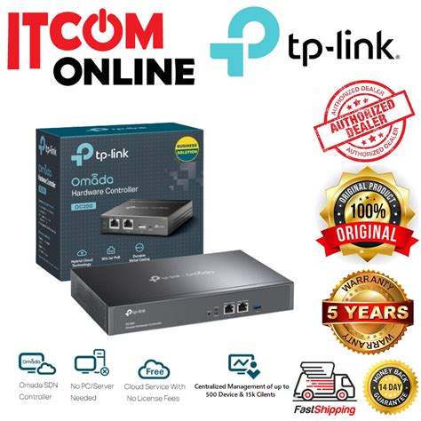 Tp Link Omada 1 Port 2 Port Standard And Gigabit Cloud Controller Network Switch Oc200 Oc220