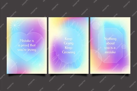 Free Vector Gradient Blurred Gradient Cards