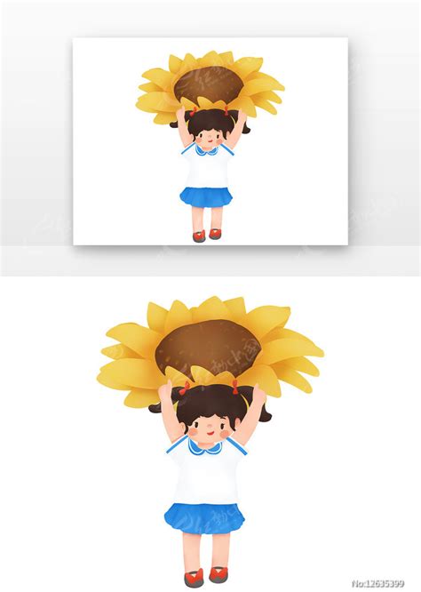 向日葵女孩图片下载红动中国