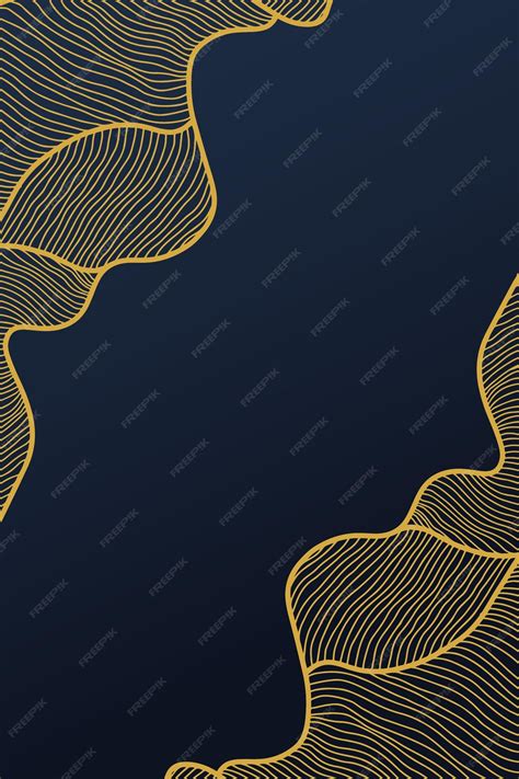 Premium Vector Vector Abstract Line Art Wavy Flowing Dynamic Gradients Isolated On Blue