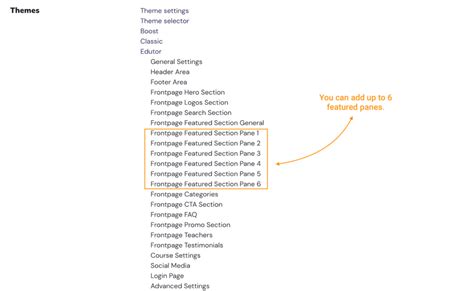 Moodle Theme Edutor How To Configure And Customise The Frontpage
