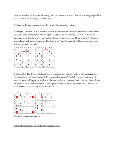 Sudoku Tips And Tricks Pdf Home And Garden Art