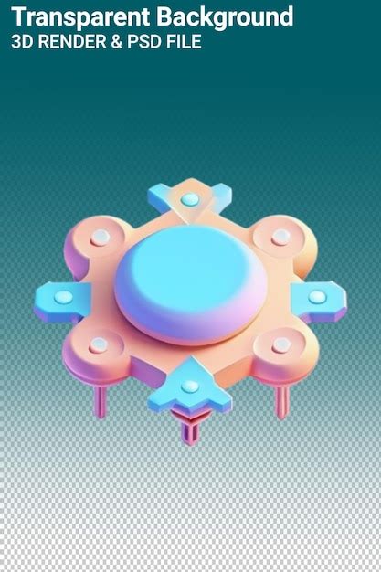 Premium Psd A Colorful Illustration Of A Turtle With A Blue Top And A