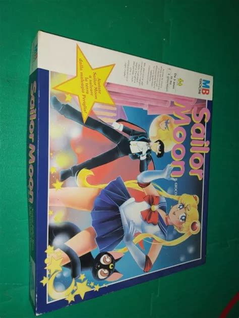Sailor Moon Gioco Board Game Mb Italy Vintage Rare 1995 New Completo