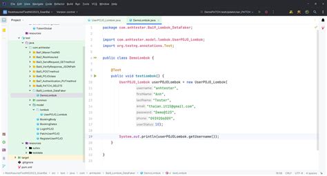 Rest Assured Bài 9 Sử Dụng Lombok để Xây Dựng Pojo Class Anh Tester Rest Assured Bài 9 Sử Dụng Lombok để Xây Dựng Pojo Class Anh Tester