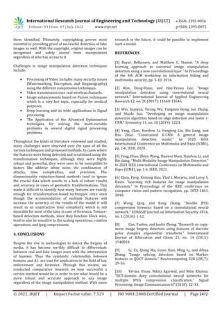 Image Forgery Detection Methods A Review PDF