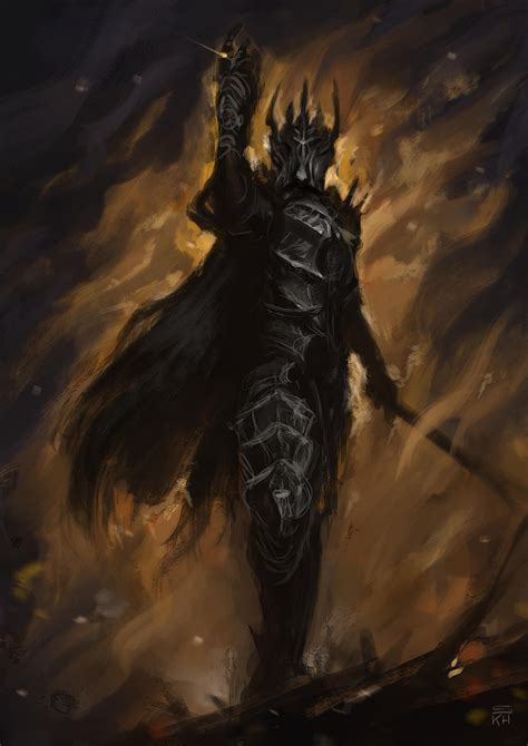 Sauron And The One Ring Tolkiens Legendarium And 1 More Drawn By
