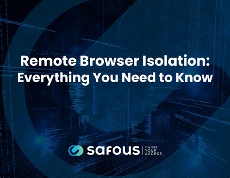 Zero Trust With Remote Browser Isolation White Paper Safous