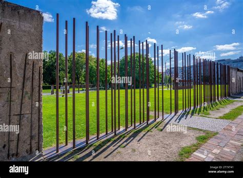 View Of The Berlin Wall Memorial Memorial Park Bernauer Strasse