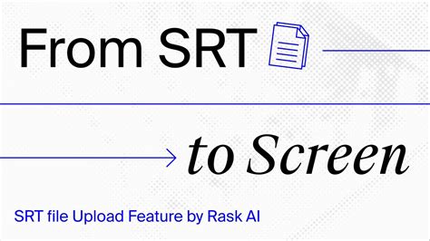 Upload SRT Files Along With Your Videos With Rask AI YouTube