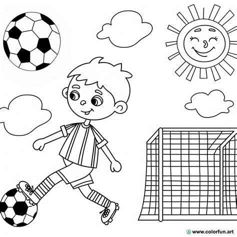 Coloriage de football en France à Télécharger ou à Imprimer gratuitement