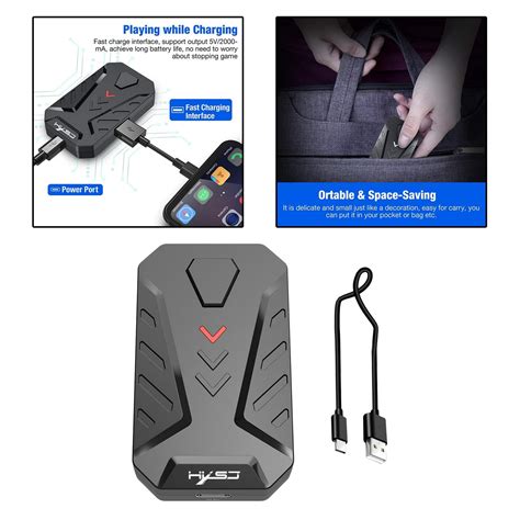 Portátil Para Juegos Móviles Adaptador De Ratón Y Convertidor De Ratón