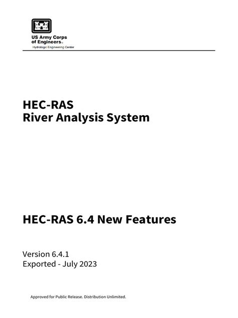 Hec Ras 64 New Features Pdf Sediment Regression Analysis