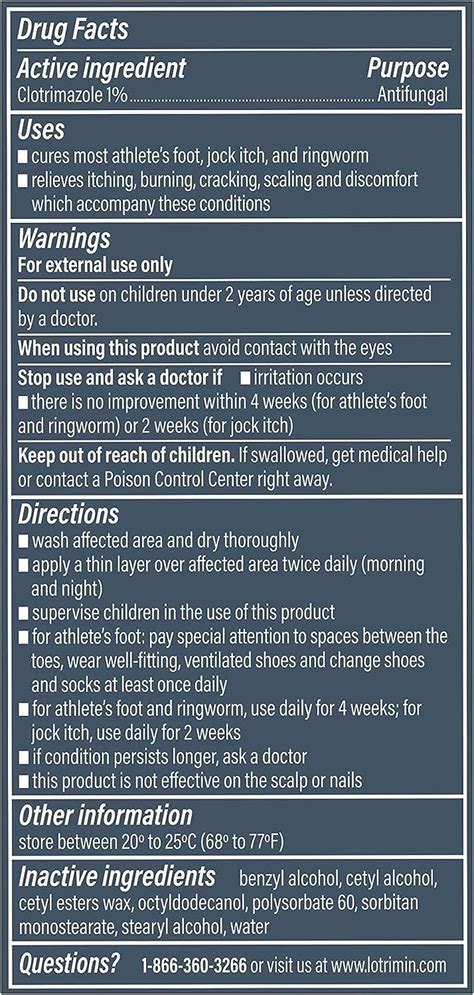Lotrimin Af Cream 1 Clotrimazole Antifungal Treatment For Athletes
