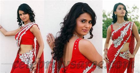 Meenakshi Dixit In Red Saree Saree Blouse Patterns