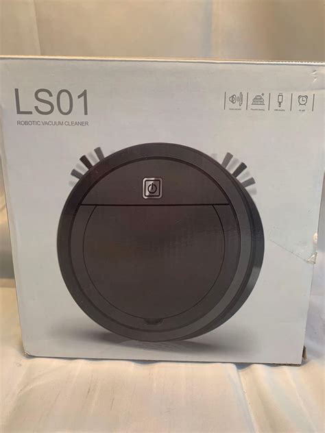 LS01 Robotic Vacuum Cleaner- Black