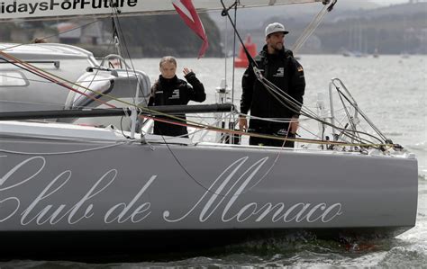 Eco Activist Greta Thunberg Sets Sail For New York Pbs Newshour