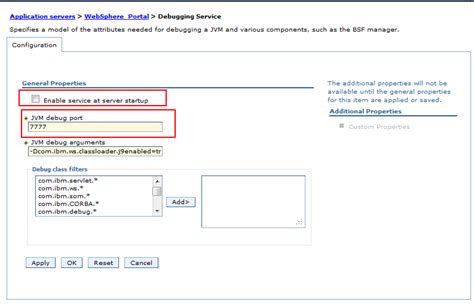 Notes For Programmers How To Enable Remote Debugging For A Websphere