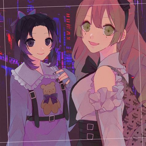 Mitsuri Kanroji • Shinobu Kocho • Hashira • Demon Slayer • Kimetsu No