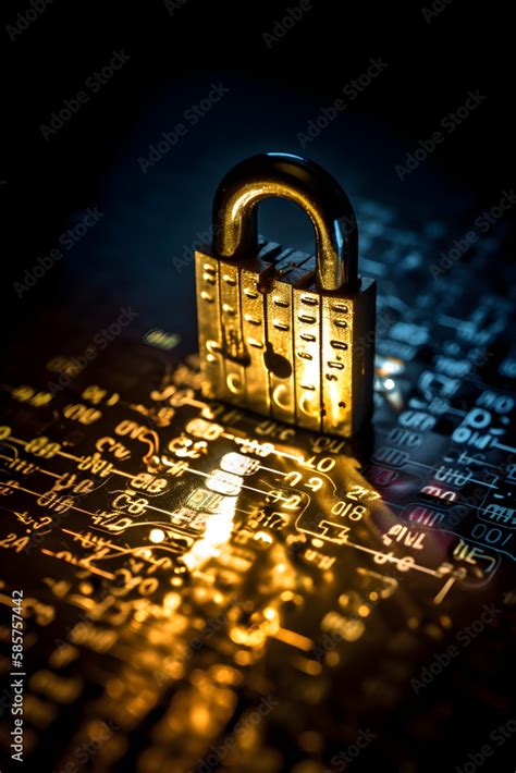Data Encryption An Image Of Data Being Encrypted Can Represent The Importance Of Data Security