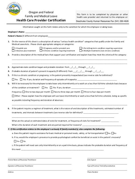 Fillable Online Ofla Fmla Medical Certification Templatedocx Fax Email