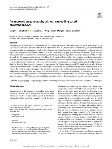 An Improved Steganography Without Embedding Based On Attention Gan