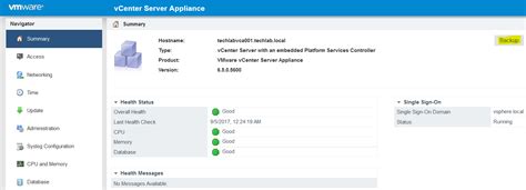 Backup And Restore Of VCSA Electric Monk