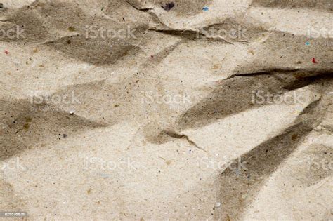 주름된 갈색 크 라프 트 종이 질감 배경 디자인 요소 또는 장식으로 사용 0명에 대한 스톡 사진 및 기타 이미지 0명 가방 갈색 Istock