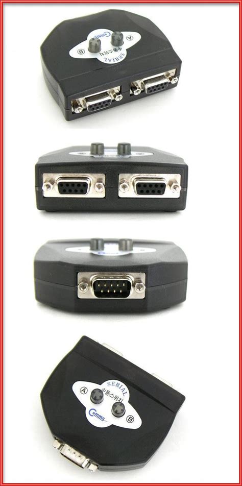 2 port serial 9pin switch manual selector box compact 2 1 2way rs232