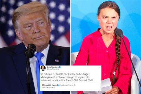 Greta Thunberg Tells Donald Trump He Needs ‘anger Management After His Vote Count Rant As She