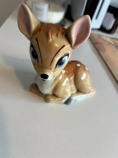 Vintage Wade Porcelain Disney Large Blow Up Bambi Deer Fawn Figure £15