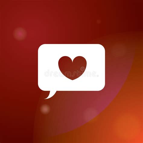 Love Speech Bubble Vector Illustration Decorative Design Stock Vector