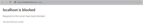 What Is Errblockedbyclient How To Fix It