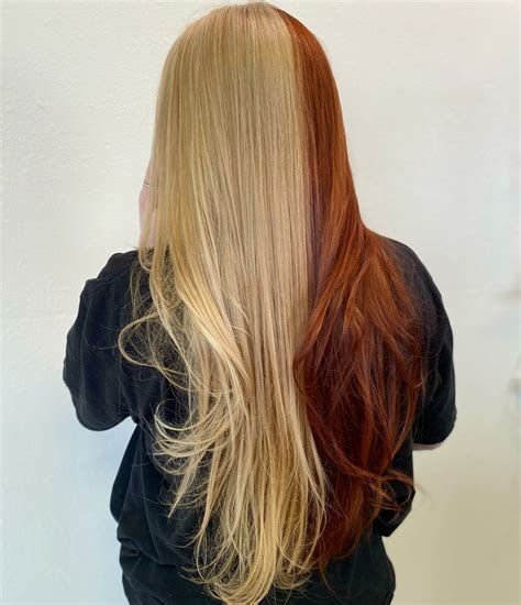 50 Best Split Dye Hair Color Ideas And Diy Tutorial