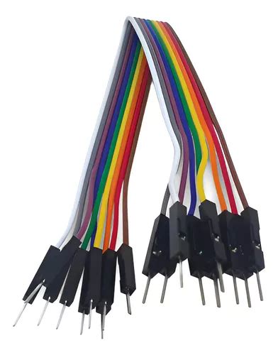 Cabo Wire Jumper 20cm 10 Fios Macho Macho Protoboard Arduino Mercadolivre